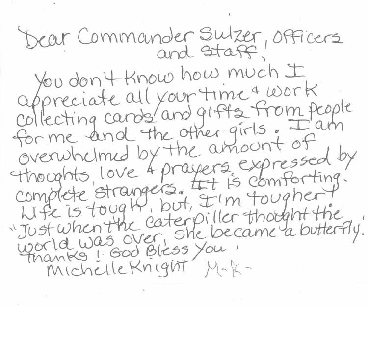 'I Am Overwhelmed,' Cleveland Kidnapping Victim Michelle Knight Thanks ...