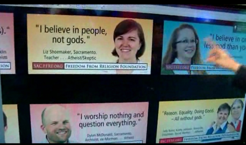 Atheist Billboards Say Life Is 'Awesome' Without God; Bishop Calls Them ...