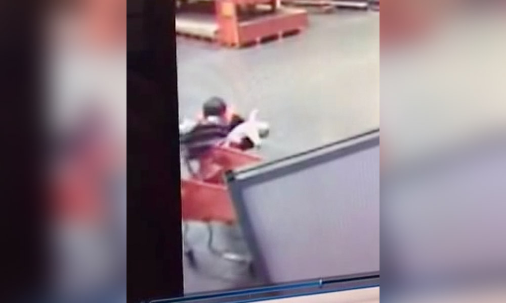 Hero Employee Saves Falling Baby With Amazing Catch in Home Depot (VIDEO)