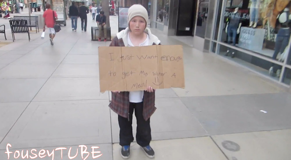 Hidden Camera Captures the Kindness of Strangers in 'Homeless Child ...