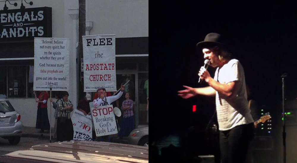 While Religious Protest Rages Against 'Christian Rock', Musician ...