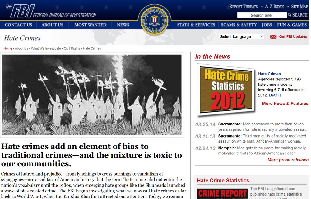 SPLC's 'Hatewatch' Removed From FBI's List of Hate Crimes Resources ...