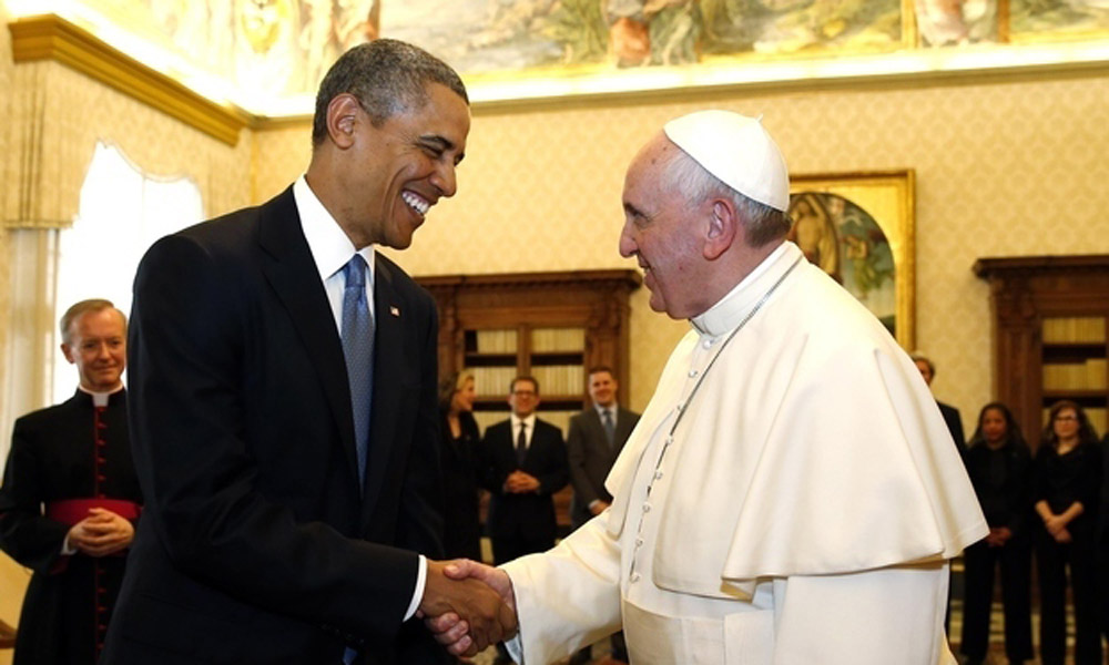 Watch President Obama and Pope Francis Meet for the First Time (VIDEO)