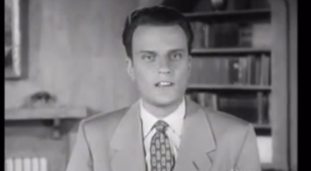 Billy Graham Preaches on the Crucifixion of Christ in Decades-Old ...