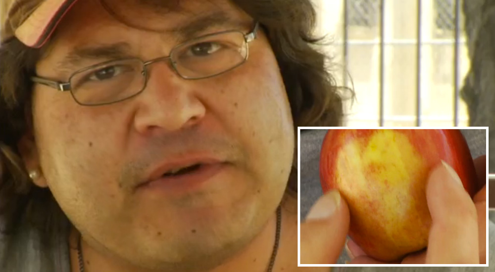 Man Sees Jesus in an Apple and So Does a Priest - Do You? (VIDEO)