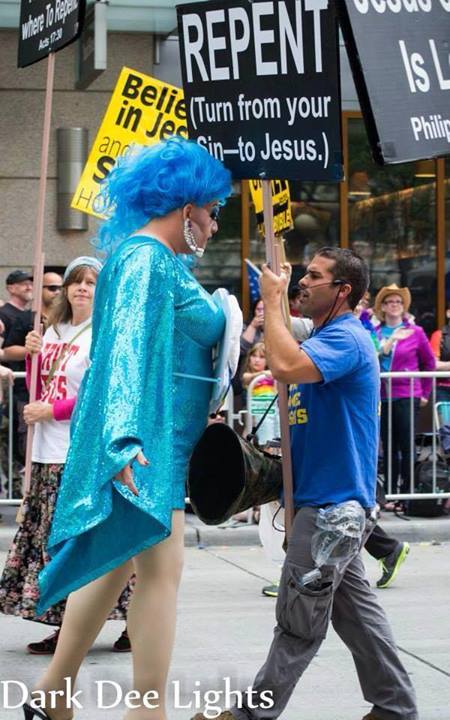 Drag Queen Calls Christians 'Satan' for Protesting Seattle Gay Pride ...