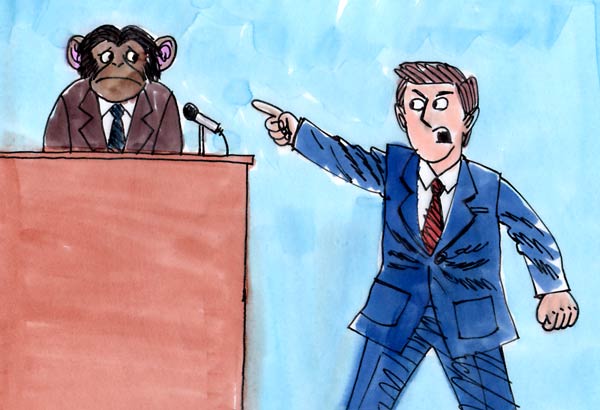 Now That's a Real 'Monkey Trial'!