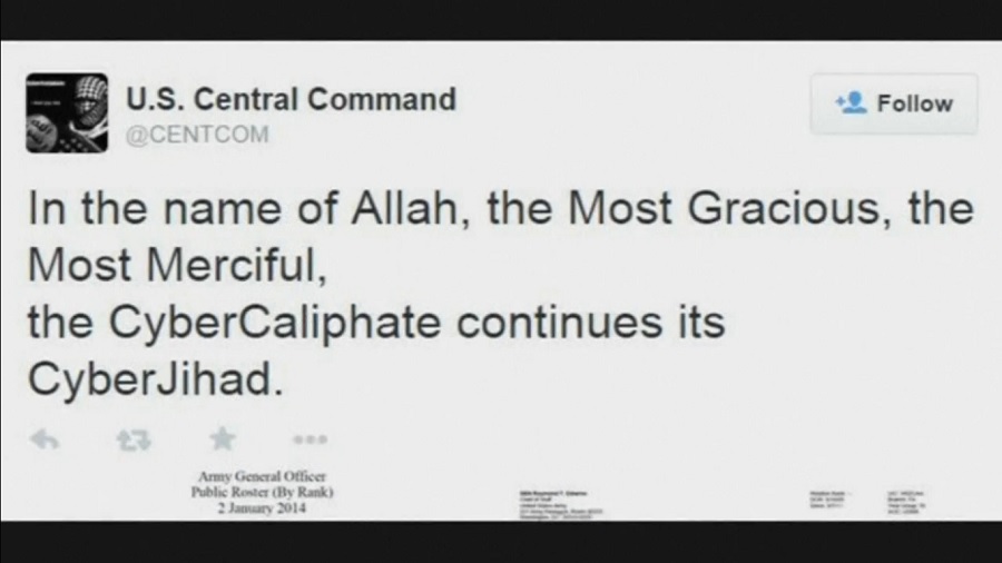 ISIS Followers Hack US Central Command Twitter and Post Messages ...