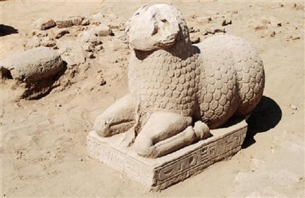 Ancient Ram Statue Found in Byzantine Church on Christmas Eve May ...