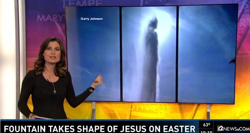 Jesus Image Seen in Famous Arizona Fountain on Easter Sunday | U.S.