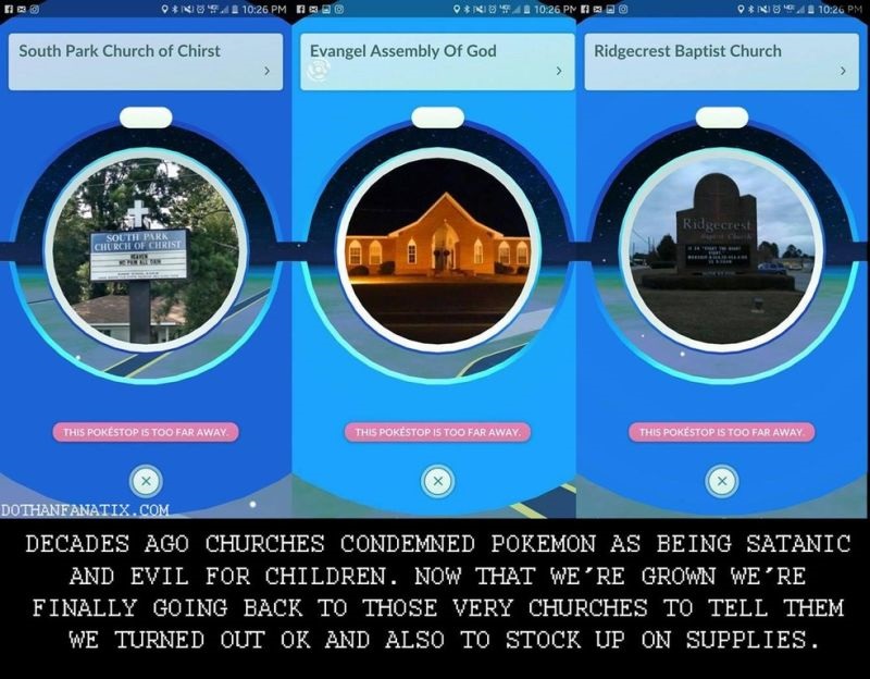 Once Condemned as Evil, Pokémon Go Now Sending Lots of People to Church ...