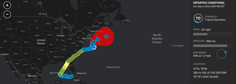 Tropical Storm Hermine Live Tracker: New York City in Projected Path ...