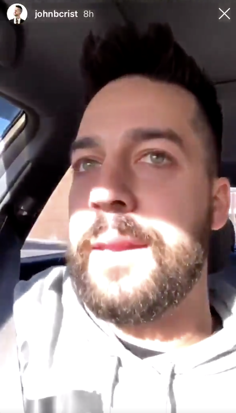 John Crist reveals he spent time away at retreat facility to reconnect ...