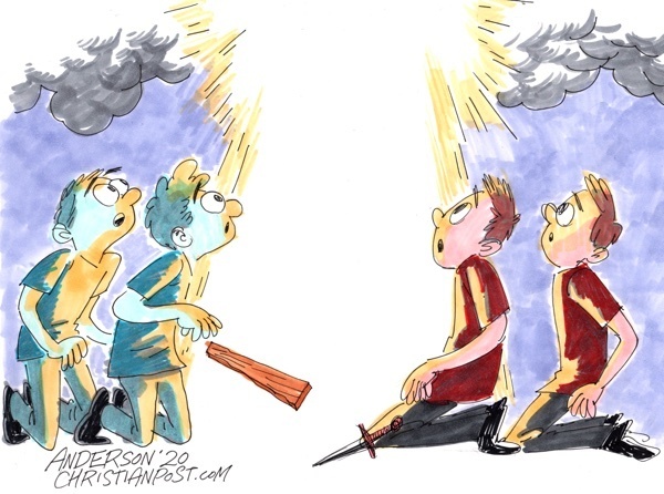 God is in control of the battle