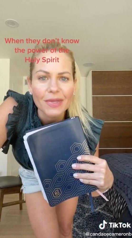 Candace Cameron Bure apologizes for 'seductive' TikTok Bible post ...