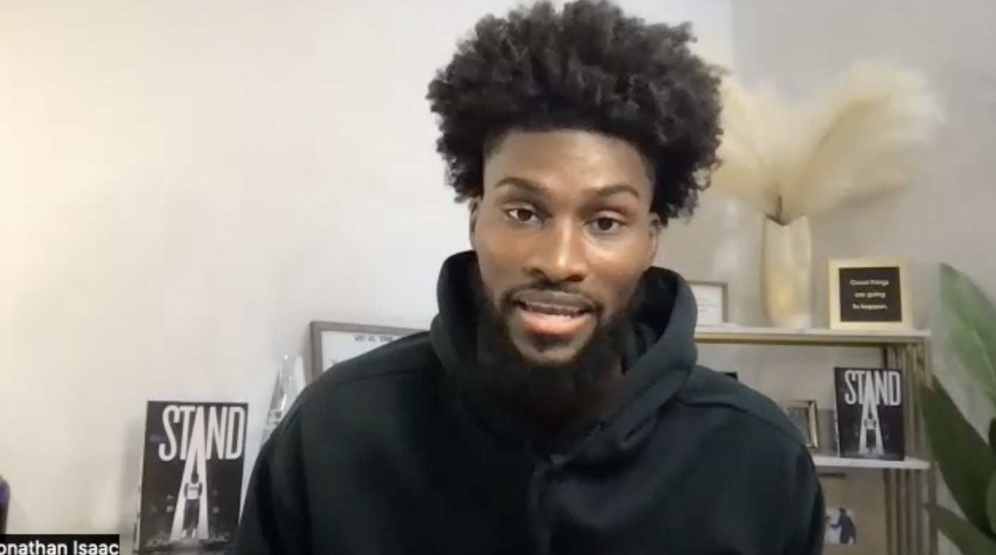 Jonathan Isaac shares how his faith helps him defy the crowd