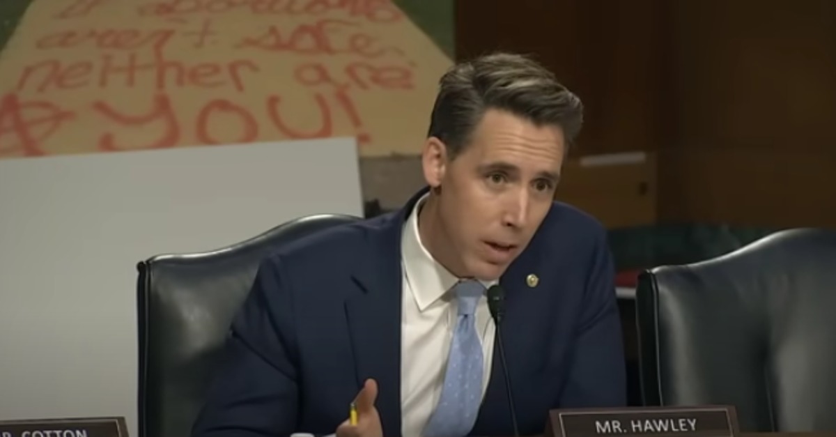 Josh Hawley riles professor for saying men can't get pregnant | Politics