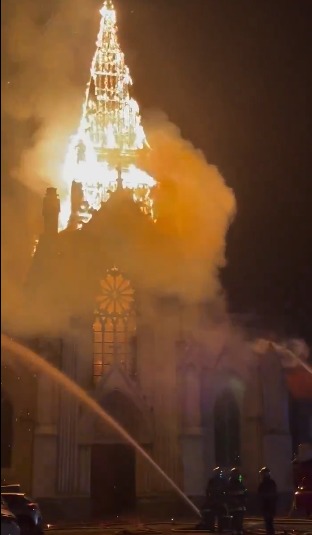 Man arrested in France over fire that destroyed historic church | World