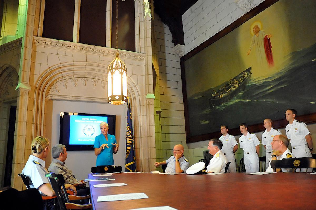 Merchant Marine Academy leadership steps down after Duffy speech | Politics