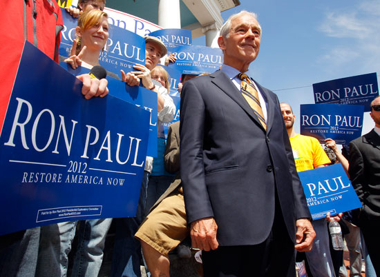 Ron Paul Launches 2012 Bid; Says America Is Ready for His Libertarian ...