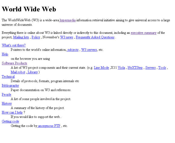 20 Years Later: What First-Ever Website Looked Like