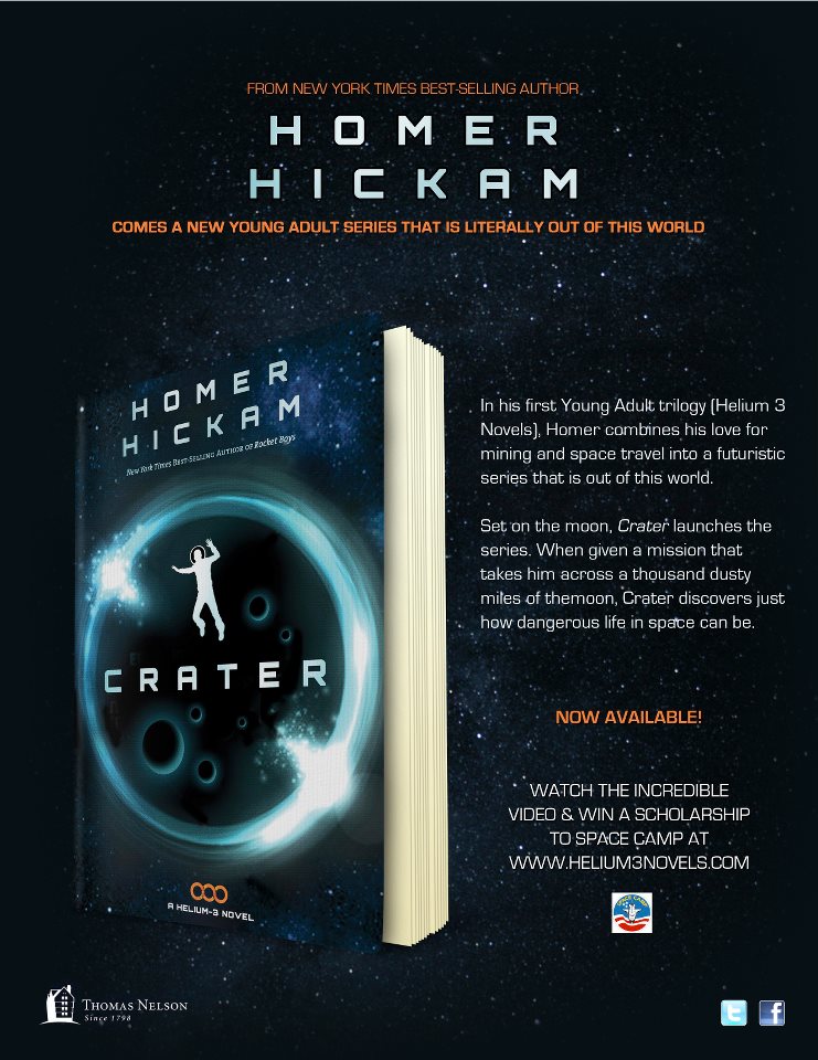 Homer Hickam Talks New Book 'Crater' and Role of Church