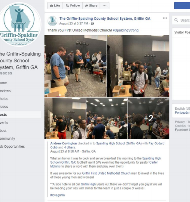 Atheists protest ‘unconstitutional’ prayer breakfast at Georgia high ...