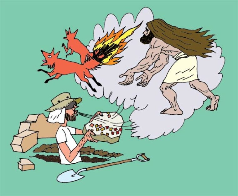 An Ancient Scene of Samson