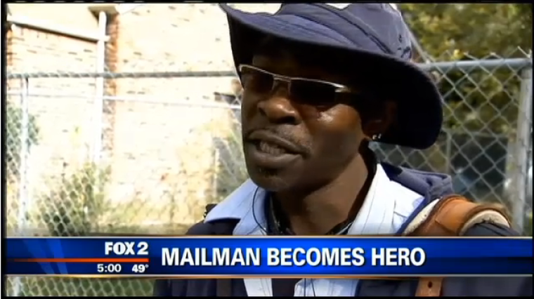Hero Mailman Saves Woman and House From Fire in Detroit Then Continues ...