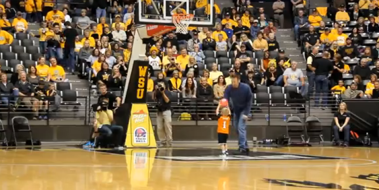 Adorable 3-Year-Old Makes Incredible Basketball Trick Shots (VIDEO)