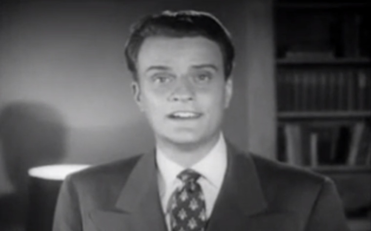 Watch a Young Billy Graham Teach the Meaning of Christmas in 1952 (VIDEO)