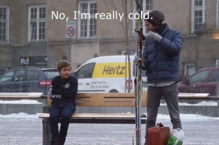 What Would You Do If You Saw A Freezing Child Sitting Alone?