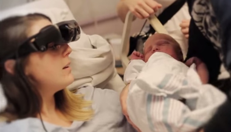 Blind Mother's First Sight Ever is Her Newborn Baby -- # ...