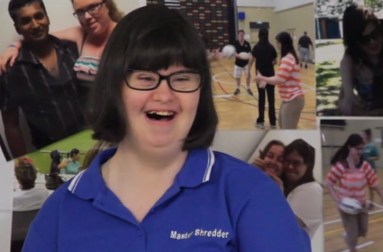Beautiful Girl With Down Syndrome and Autism Becomes 'Master Shredder'